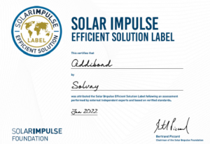 Addibond™ obtains Solar Impulse Efficient Solution Label – PVTIME