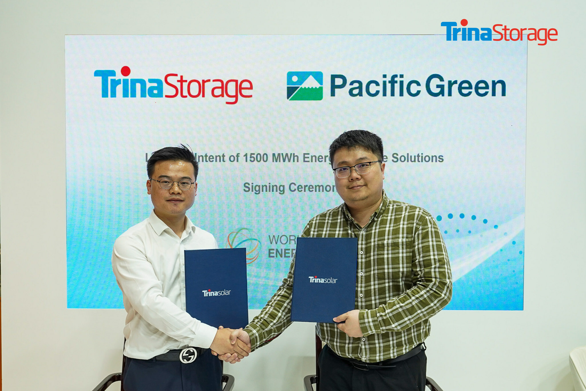 1,500 MWh! Trina Storage and Pacific Green Sign Letter of Intent for ...