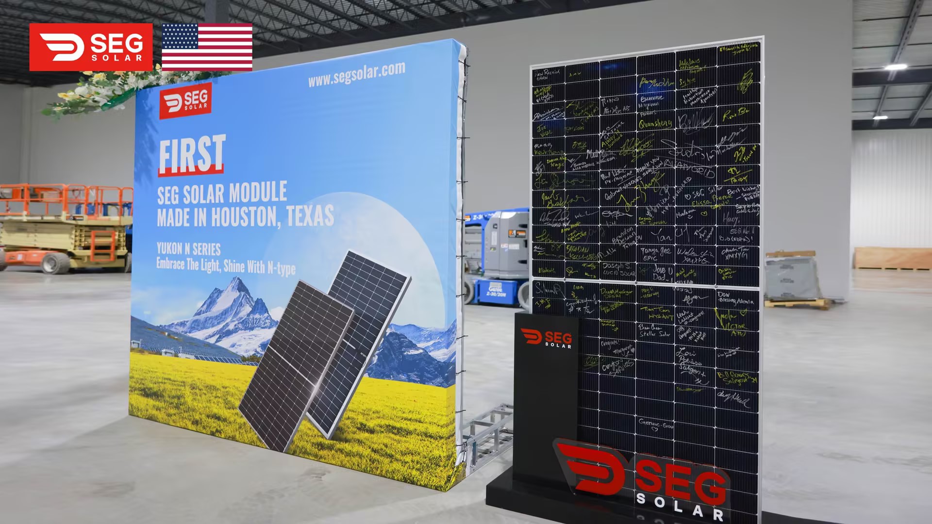 SEG Solar Inaugurates Houston Module Plant and Rolls Out First Module ...