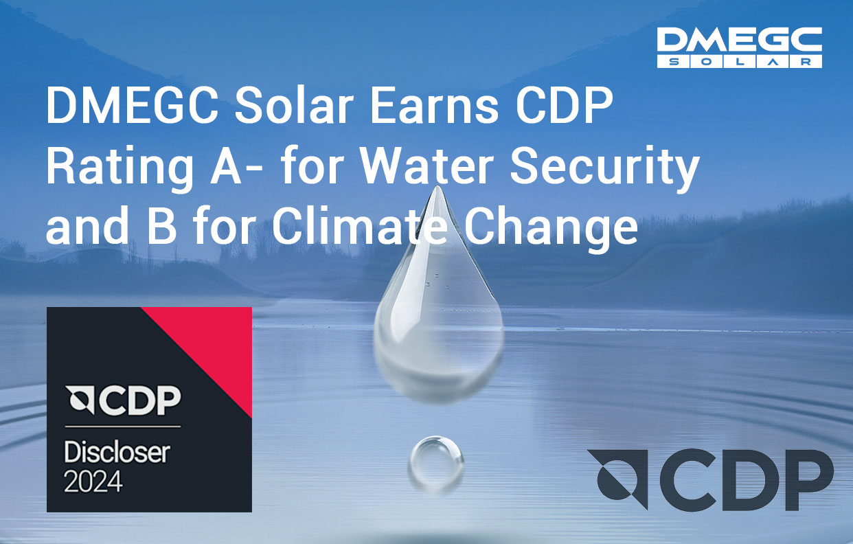 DMEGC Solar Earns CDP’s Industry-Leading Scoring for Water Security and ...